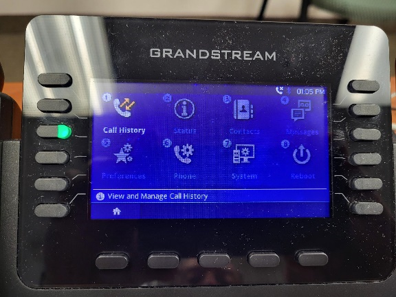 How To Reboot a Grandstream GXP2170 Phone – South Brunswick Township IT ...